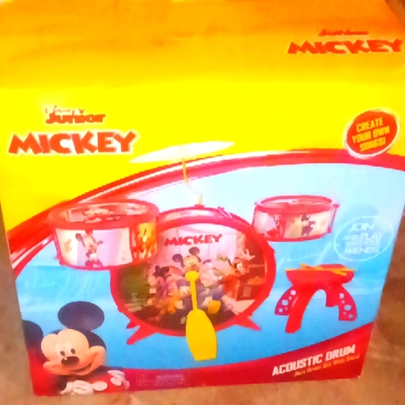 Disney | Toys | Disney Mickey Or Minnie Mouse Drum Set | Poshmark